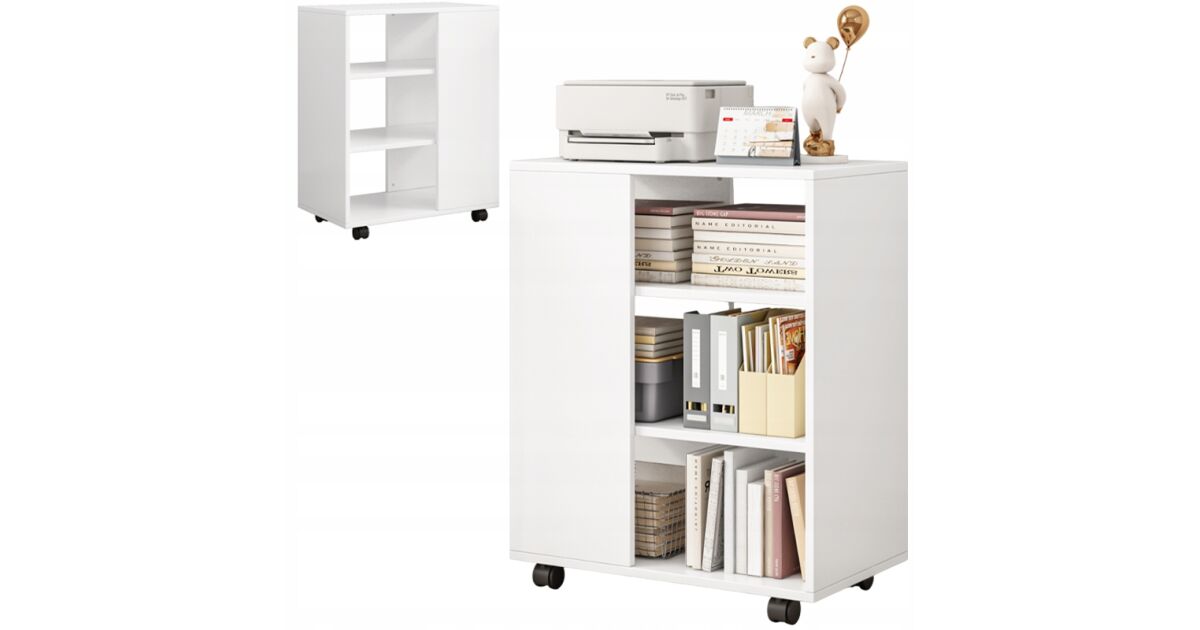 MASĂ ÎN PICIOARE CABINET IMPRIMANTĂ STAND RAFT LOFT MODERN 60 CM ...