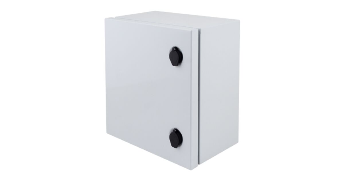 Zárható fém doboz 300 x 290 x 160mm IP65 álló külső szerelésű DR-BOX1M ...