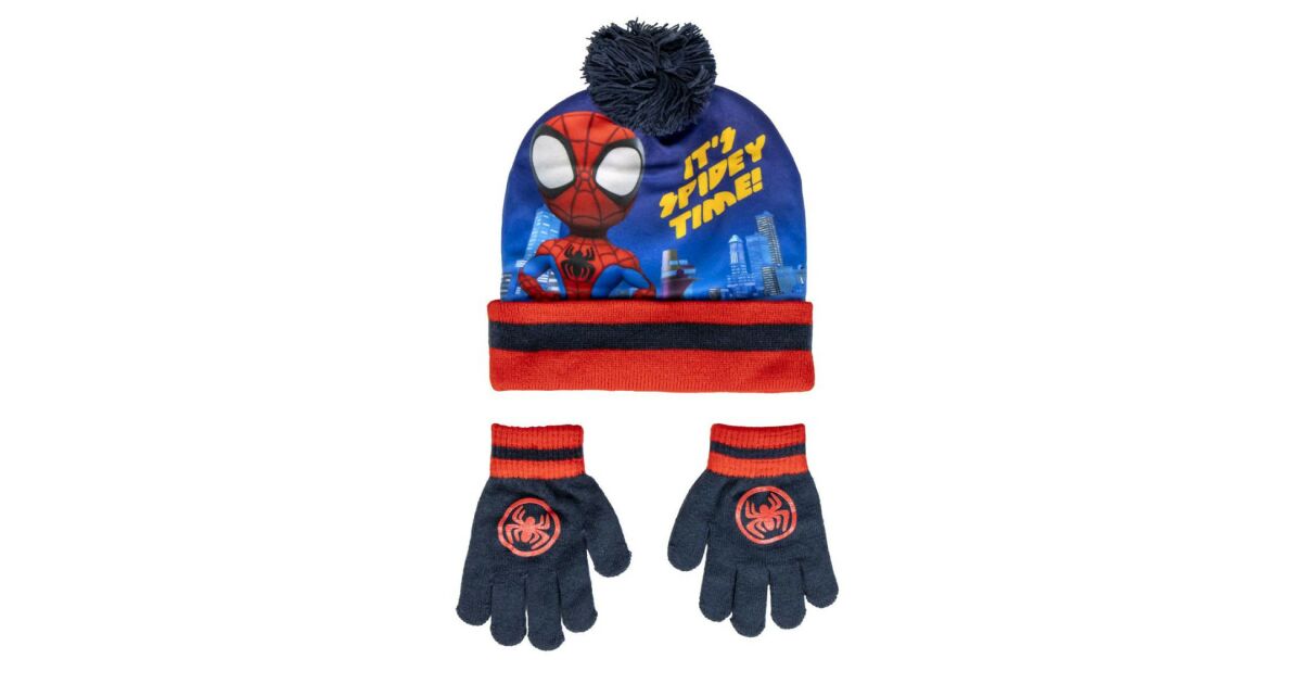 Pókember Spidey Time gyerek sapka + kesztyű szett | Pepita.hu