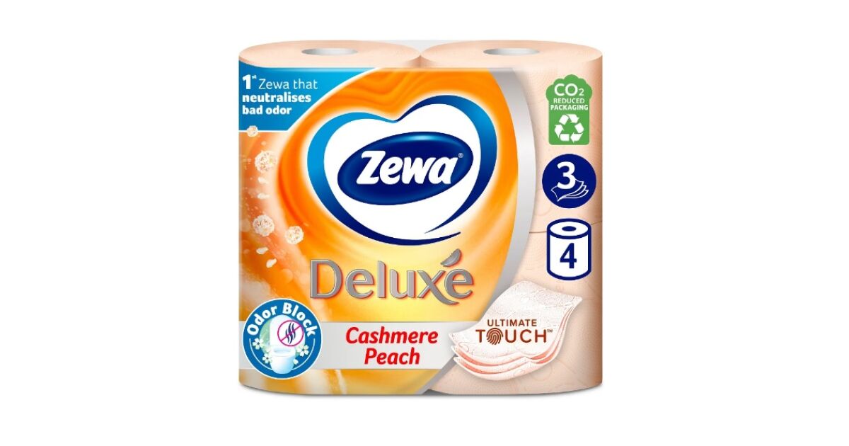 ZEWA DELUXE TOALETT PAPÍR PEACH 3 RTG 4 TEK. | Pepita.hu