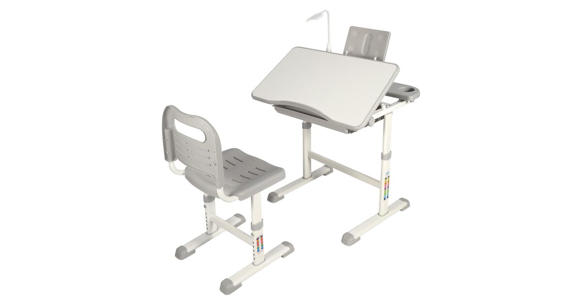 Timeless Tools Biurko dziecięce wielofunkcyjne z regulacją wysokości ...