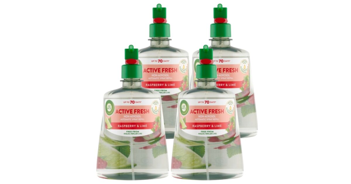 Air Wick Active Fresh Malina i Limeta Punjenje za automatski osvježivač ...