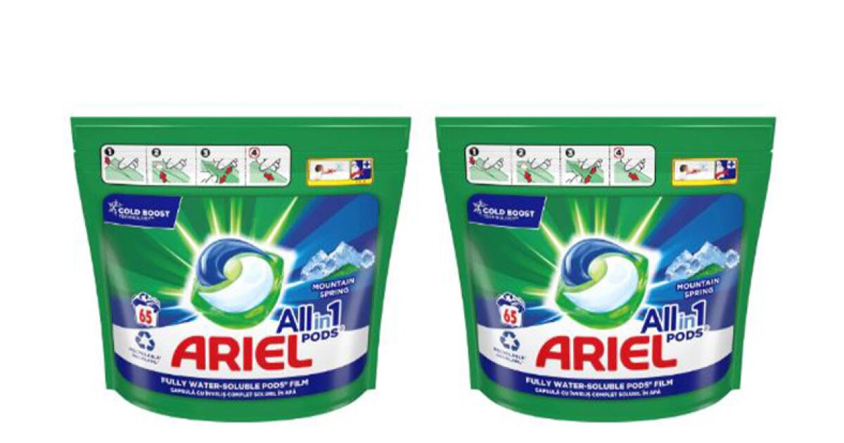 Mosószer kapszula ARIEL Mountain Spring, 130 db | Pepita.hu