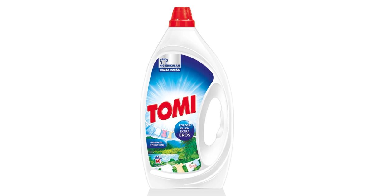 Tomi folyékony mosószer 3,96L (4db/karton) amazónia frissessége | Pepita.hu