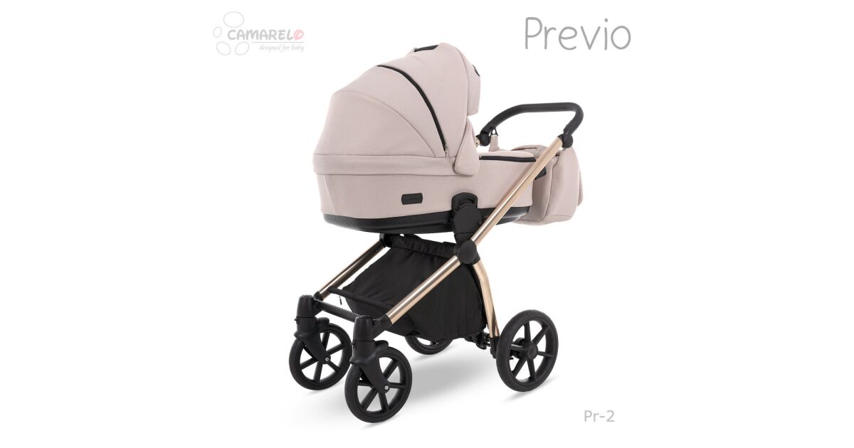 Bergon Camarelo Previo multifunkciós babakocsi 2in1 -02 rózsaszín ...