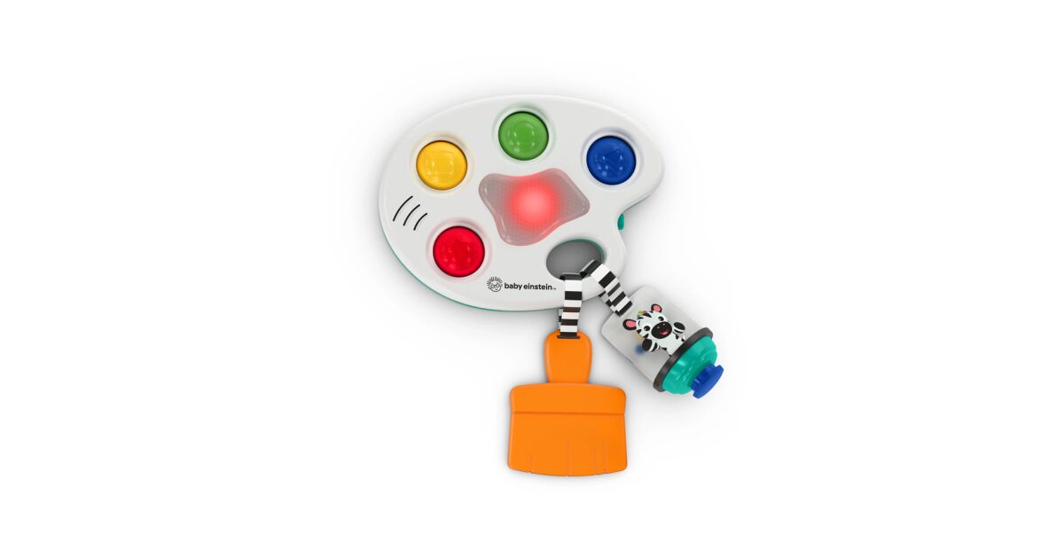BABY EINSTEIN Zenélő érzékszervi játék Color Palette Popper 6-36hó ...