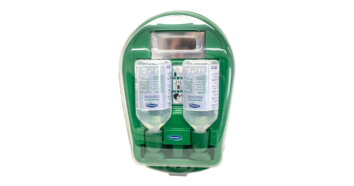 Actiomedic EYE CARE Medidrop I Design Augendusche 2 x 500 ml mit 0,9% ...
