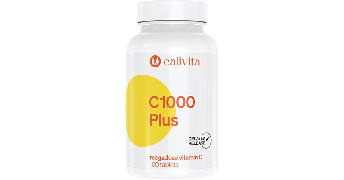 Vitamina C 1000 Plus CaliVita, 1000 mg de vitamina c cu bioflavonoide | Pepita.com
