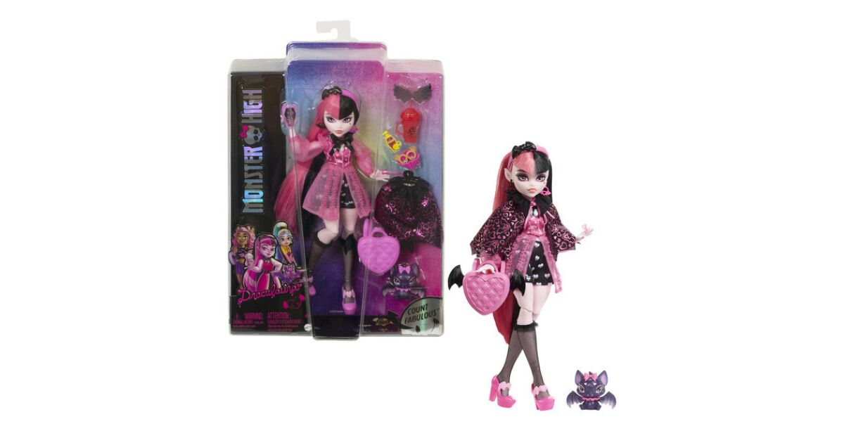 Monster High baba - Draculaura | Pepita.hu