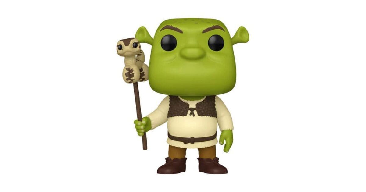 Funko Shrek POP! Movies Vinyl Figure 30th Anniversary Shrek with Snake ...