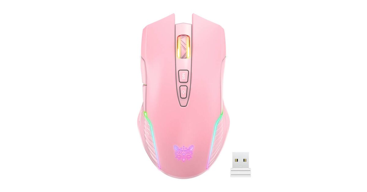 ONIKUMA CW905 Pink 2.4G Wireless Gaming Mouse | Pepita.hu