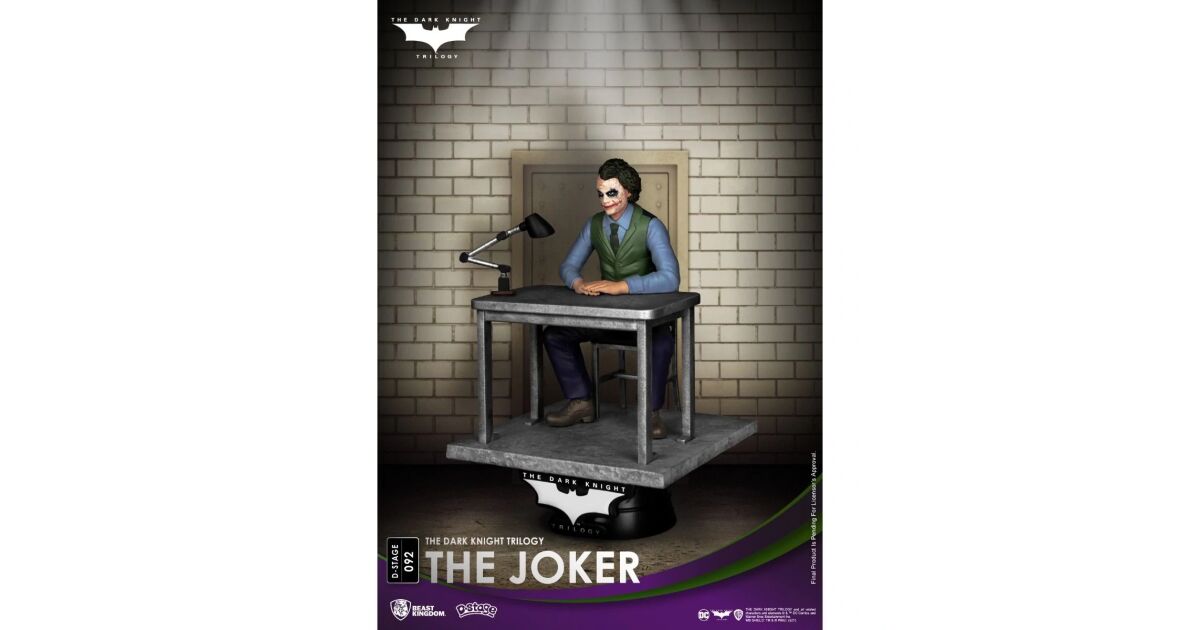 The Joker - The Dark Knight Trilogy figura dioráma stage 092, 12 cm ...