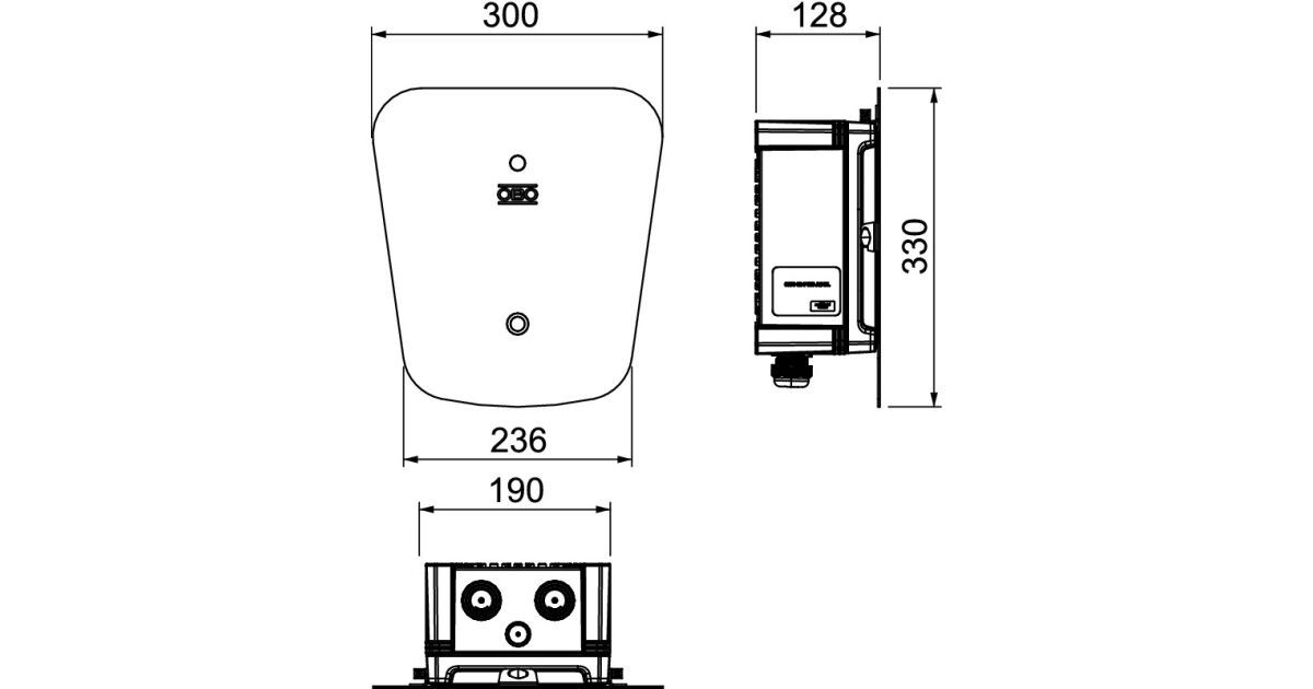 Statie de incarcare fixa OBO Germany, Ion Wallbox Basic, 22KW, type 2 ...
