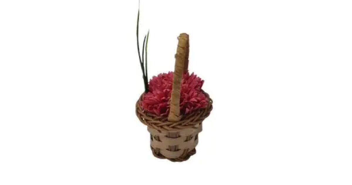 Cosulet, aranjament floral trandafiri Cosulet cu flori, flori de sapun ...