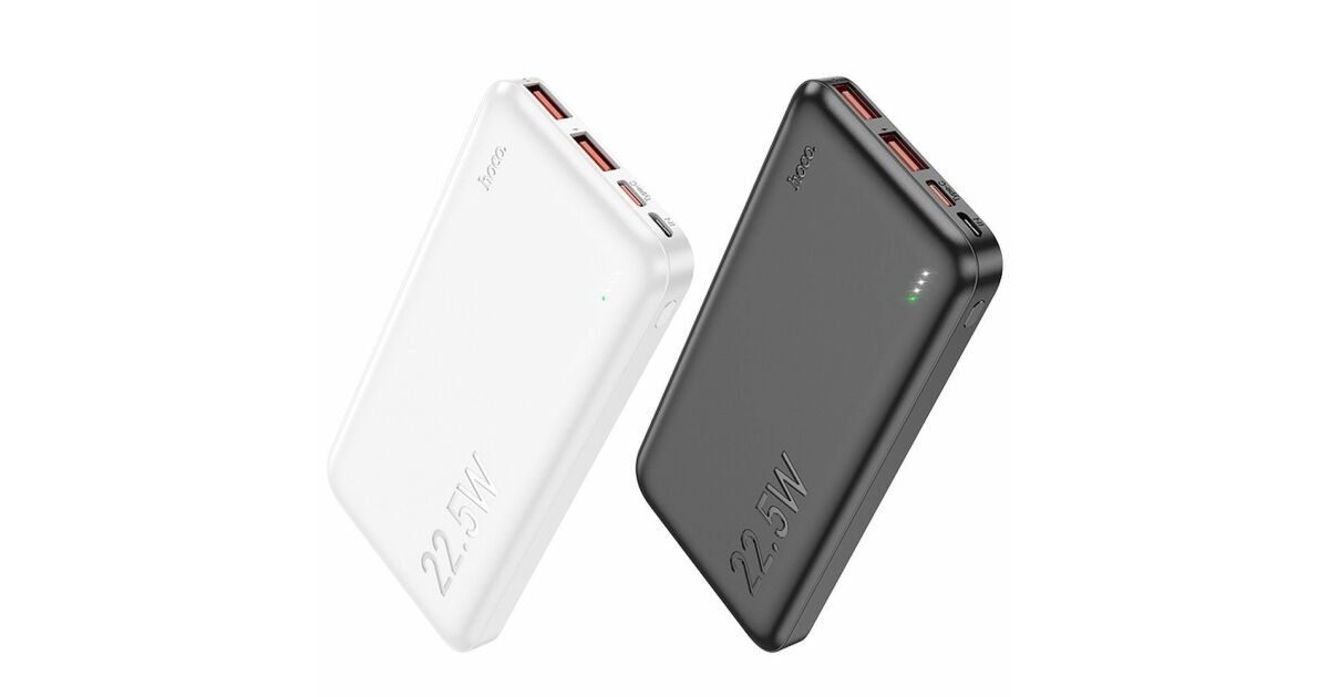 Hoco J101 powerbank 2xUSB-A és 1xUSB-C csatlakozással 10000mAh 22,5W 3A ...