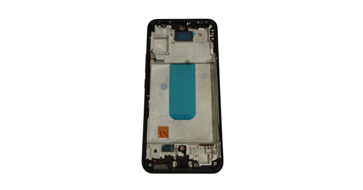 Samsung Galaxy A54 LCD + érintőpanel kerettel, TFT, fekete, SM-A546 ...