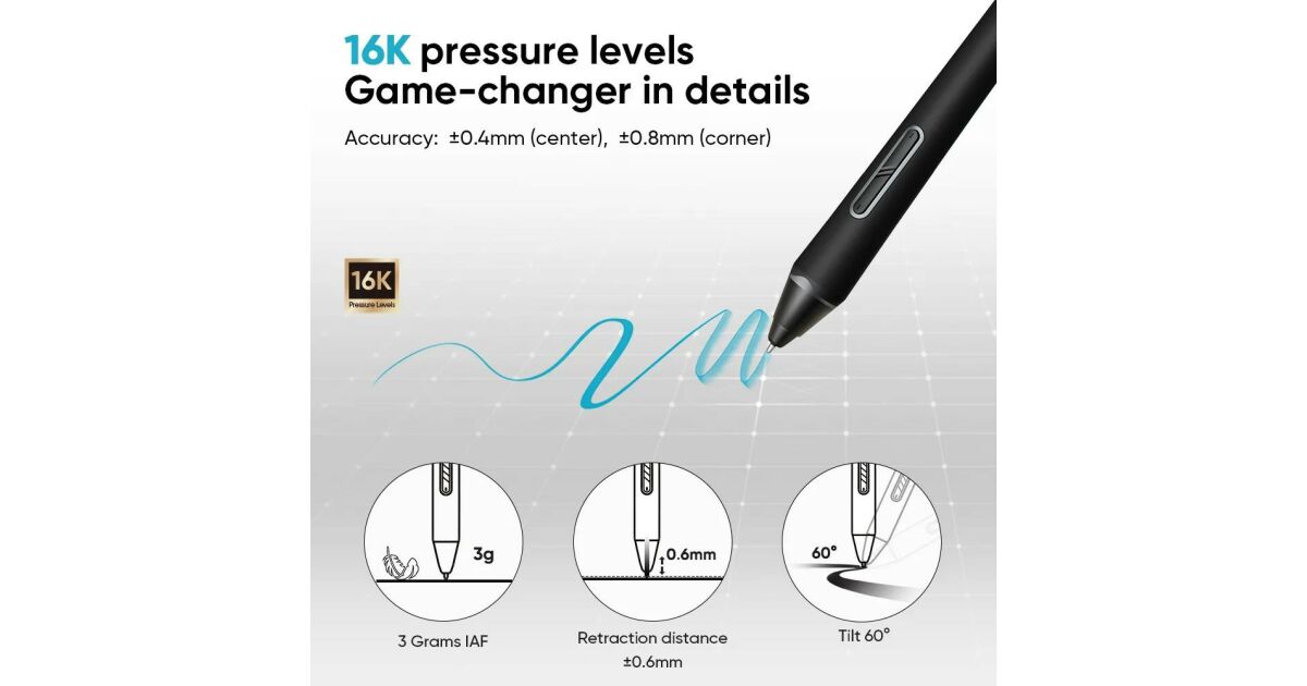 XP-PEN Deco Pro XLW (Gen 2) with ACK05 shortcut remote | Pepita.hu