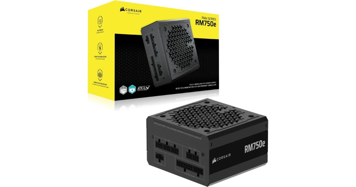Corsair 750W 80+ Gold RM750e (2025) | Pepita.hu