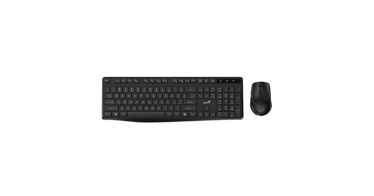 Genius KM-8206S Wireless Keyboard Combo Black US | Pepita.hu