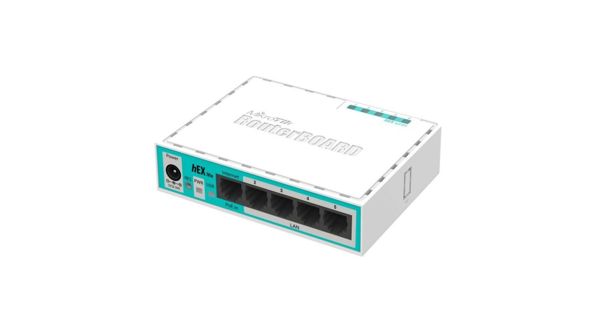 Mikrotik RouterBoard RB750r2 hEX lite Router | Pepita.hu