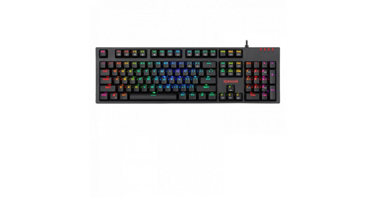 Redragon Amsa-Pro Mechanical Gaming RGB Wired Keyboard with Ultra-Fast ...