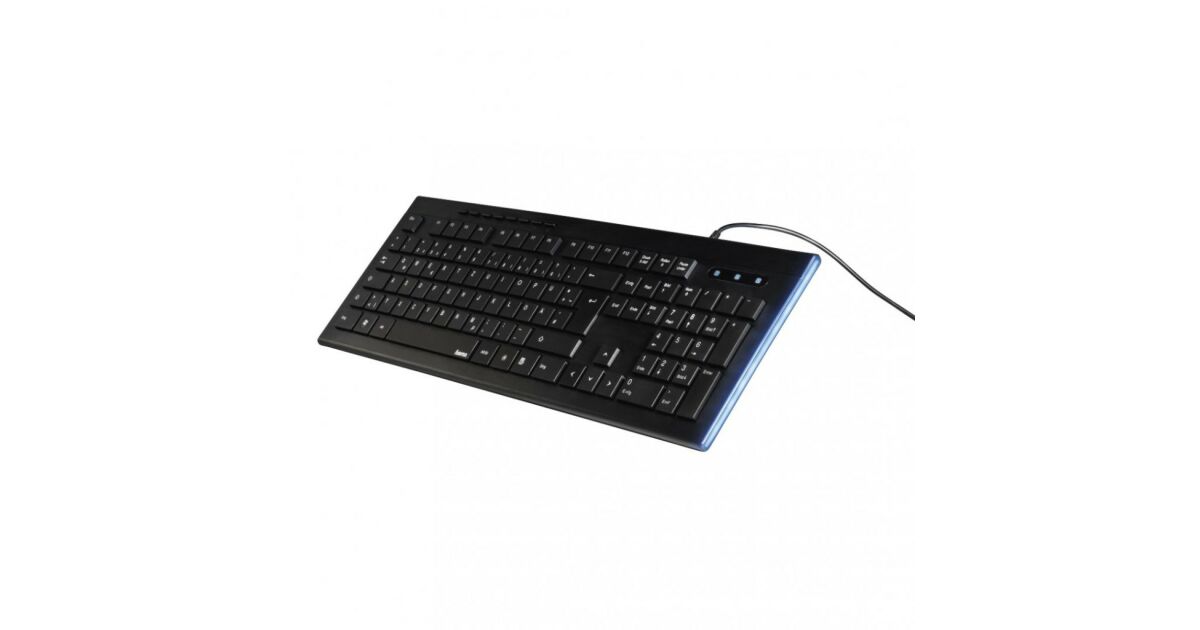 Hama Anzano Multimedia Keyboard Black HU | Pepita.hu
