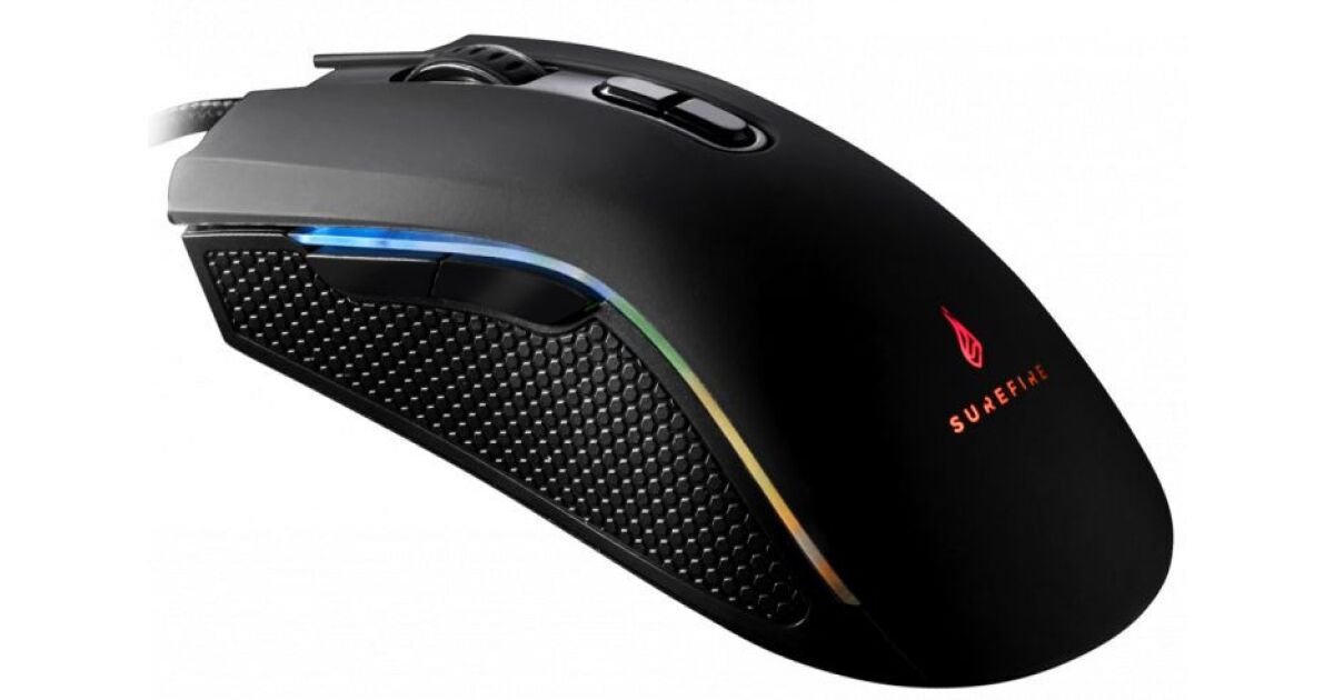 SUREFIRE Hawk Claw 7-Button RGB Gaming Mouse Black | Pepita.hu