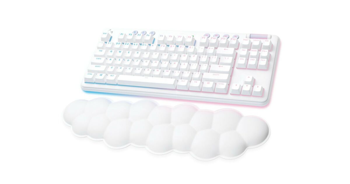 Logitech G715 RGB Wireless GL Tactile Mechanical Gaming Keyboard White ...
