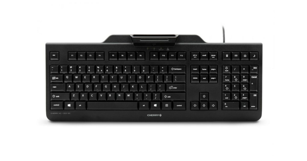 Cherry KC 1000 SC billentyűzet Black US | Pepita.hu