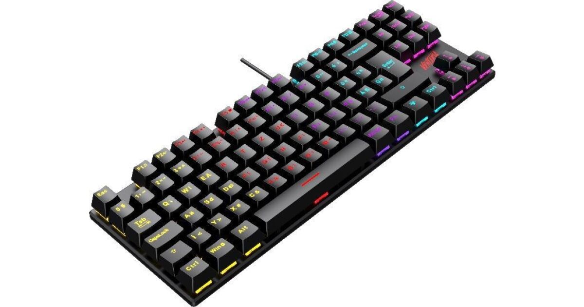 Ventaris Malevik RGB Mechanical Red Switch Gamer Keyboard Black HU ...