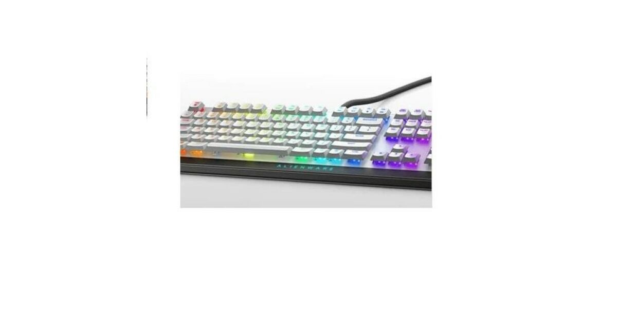 Dell Alienware AW510K Low Profile RGB Mechanical Gaming Keyboard Lunar ...