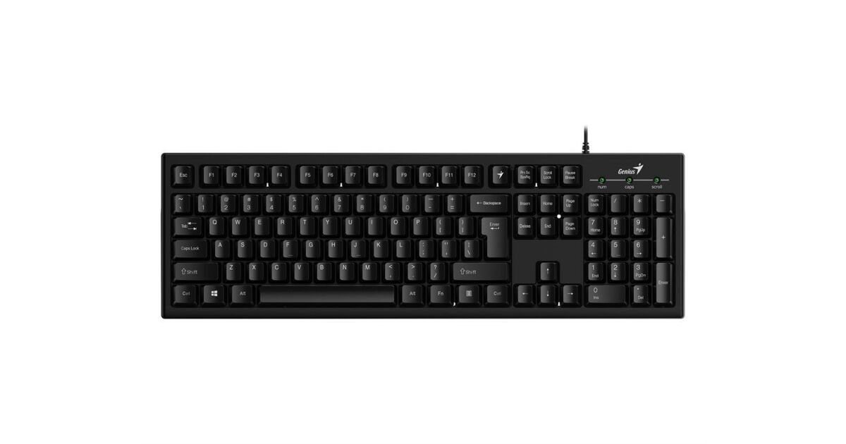 Genius Smart KB-100 Keyboard Black US | Pepita.hu