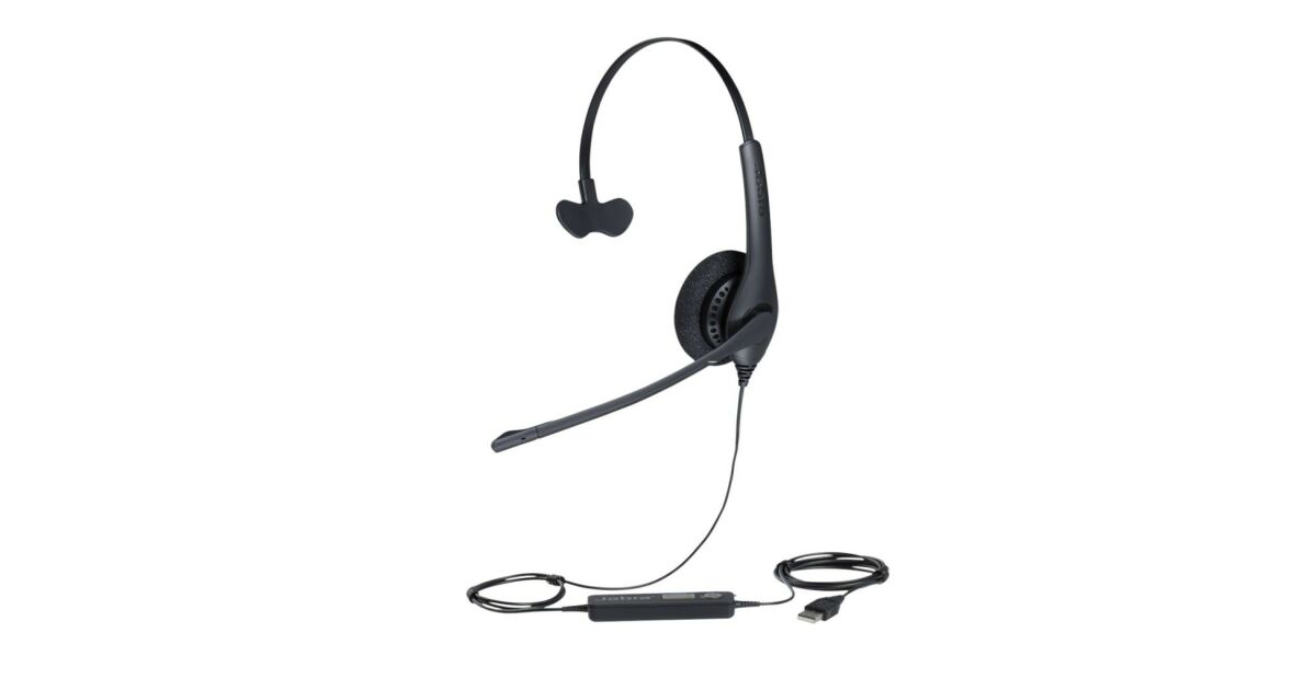 Jabra BIZ™ 1500 USB Mono, Noice-Cancelling, Wideband, Microphone boom ...