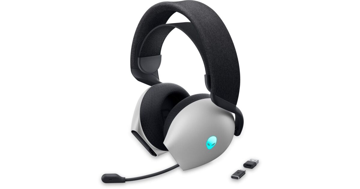 Dell Alienware AW720H Vezeték Nélküli Gaming Headset - Fehér | Pepita.hu