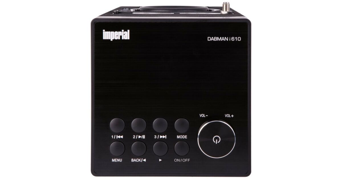 Imperial DABMAN i610 Hybrid Internet Radio Black | Pepita.hu