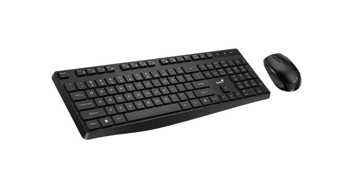 Genius KM-8206S Wireless Keyboard Combo Black HU | Pepita.hu