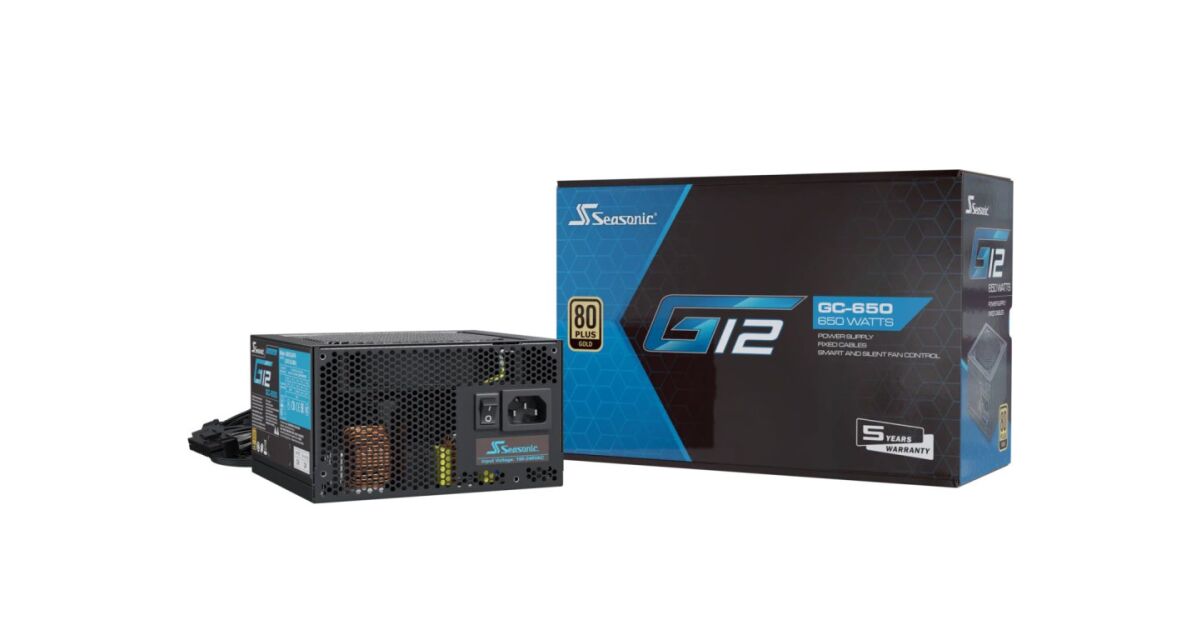 Seasonic 650W 80+ Gold G12 GC | Pepita.hu