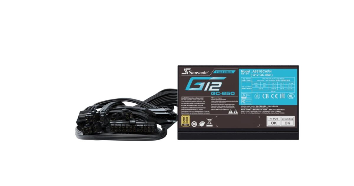 Seasonic 650W 80+ Gold G12 GC | Pepita.hu