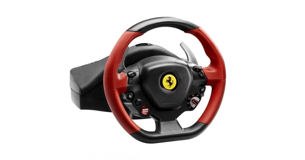Thrustmaster Ferrari 458 Spider Racing USB Kormány Black/Red | Pepita.hu