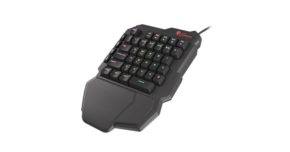 Natec Genesis Thor 100 RGB Gaming keyboard Black US | Pepita.hu