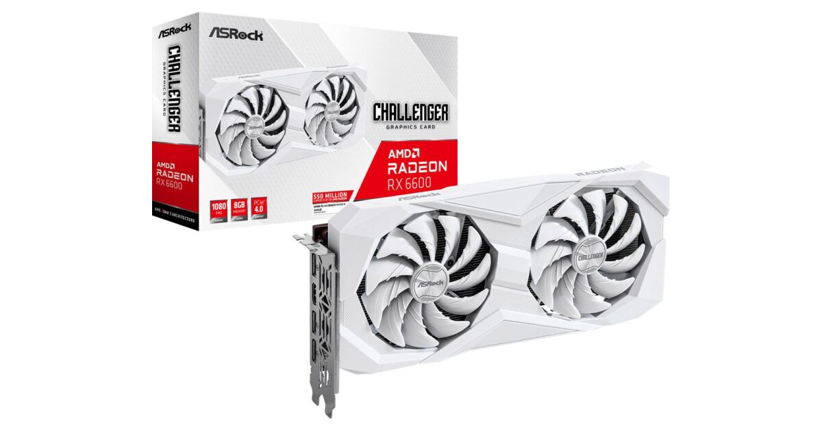 ASRock Radeon RX6600 8GB Challenger White | Pepita.hu