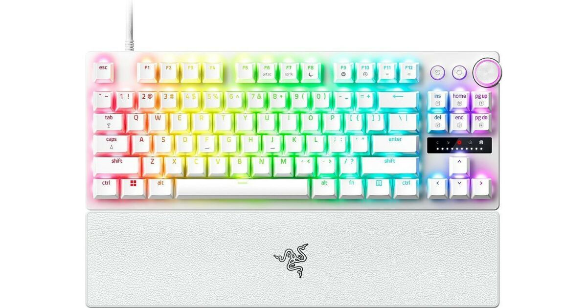 Razer Huntsman V3 Pro Tenkeyless Keyboard White US | Pepita.hu