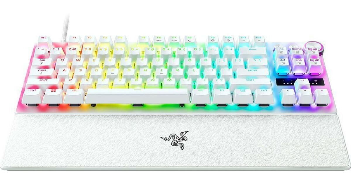 Razer Huntsman V3 Pro Tenkeyless Keyboard White US | Pepita.hu