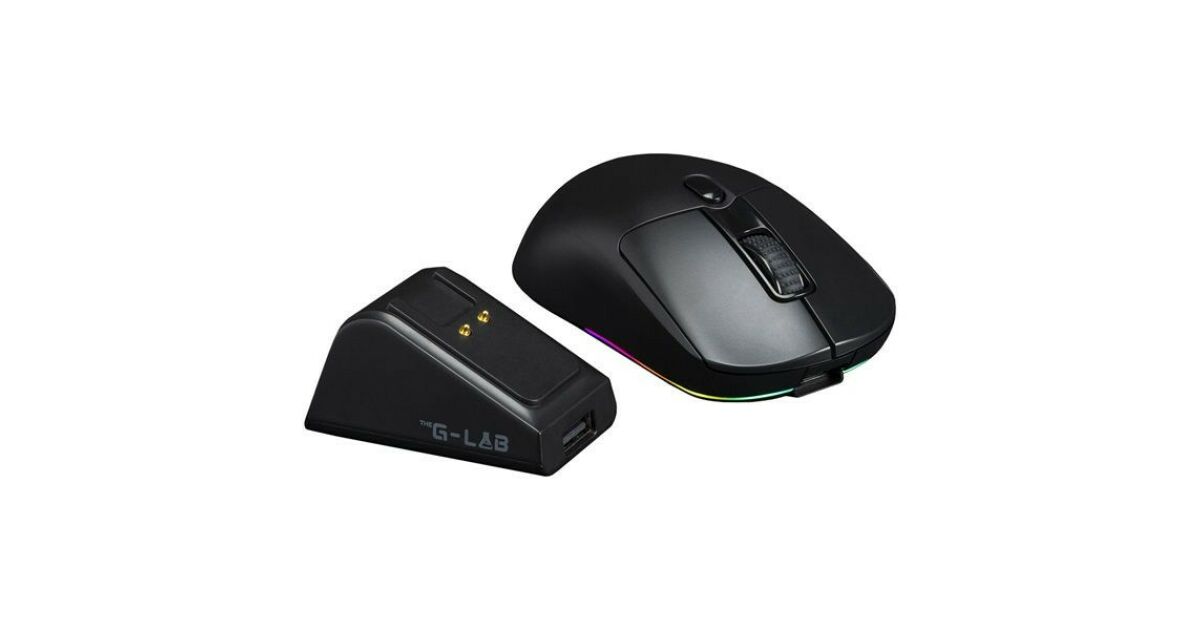 The G-Lab Kult Titan Pro Wireless Bluetooth Gaming mouse Black | Pepita.hu