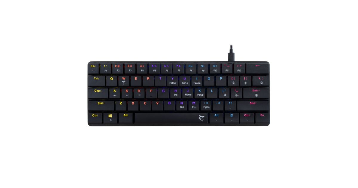 White Shark Nagamaki RGB Gaming keyboard Black US | Pepita.hu