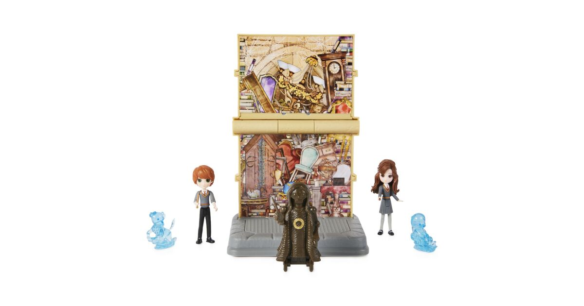 HARRY POTTER ZAUBERWELT MAGISCHE MINIS SET 2 FIGURINE RON WEASLEY UND ...