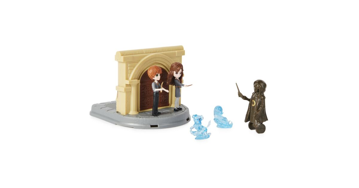 HARRY POTTER ZAUBERWELT MAGISCHE MINIS SET 2 FIGURINE RON WEASLEY UND ...