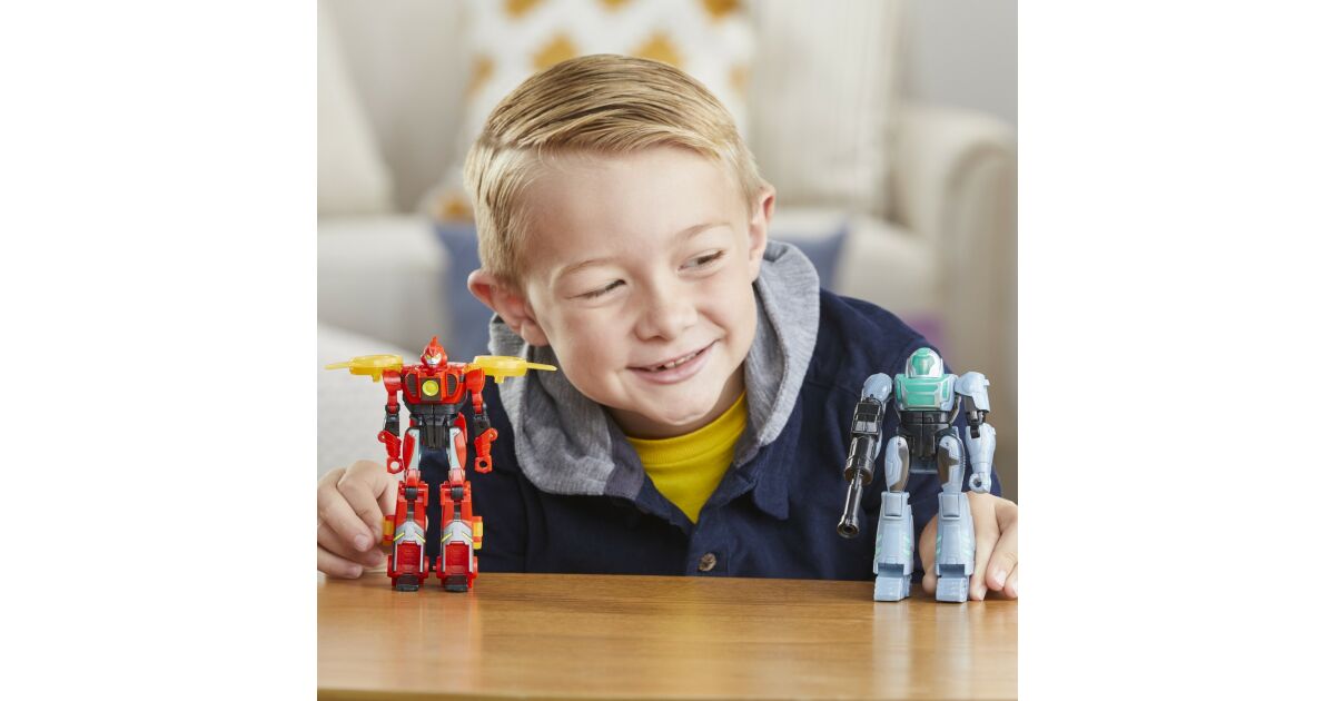 TRANSFORMERS EARTHSPARK SET 2 FIGURINE TERRAN TWITCH UND ROBBY MALTO ...