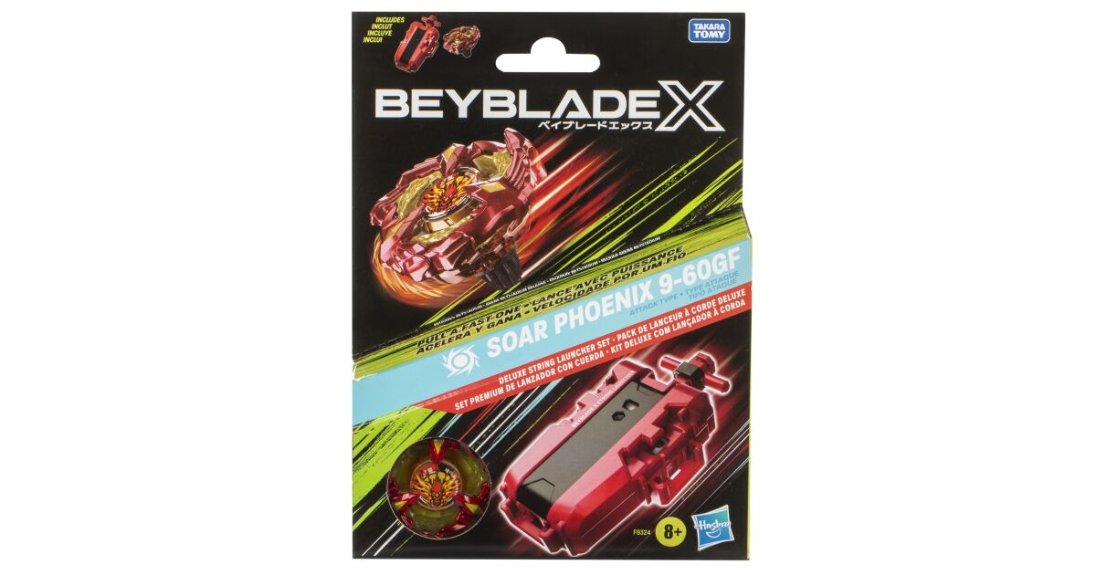 BEYBLADE X SET DELUXE STRING SOAR PHOENIX 9-60GF | Pepita.com