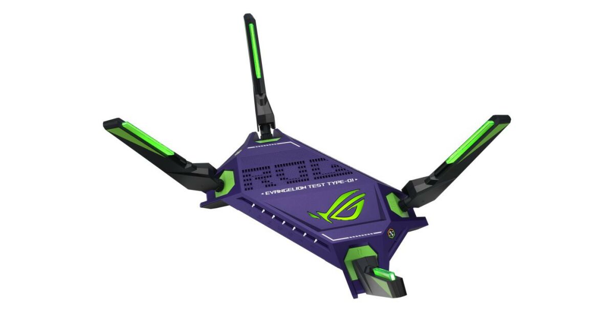 Asus ROG Rapture GT-AX6000 EVA Edition Dual Band Gaming Router | Pepita.hu